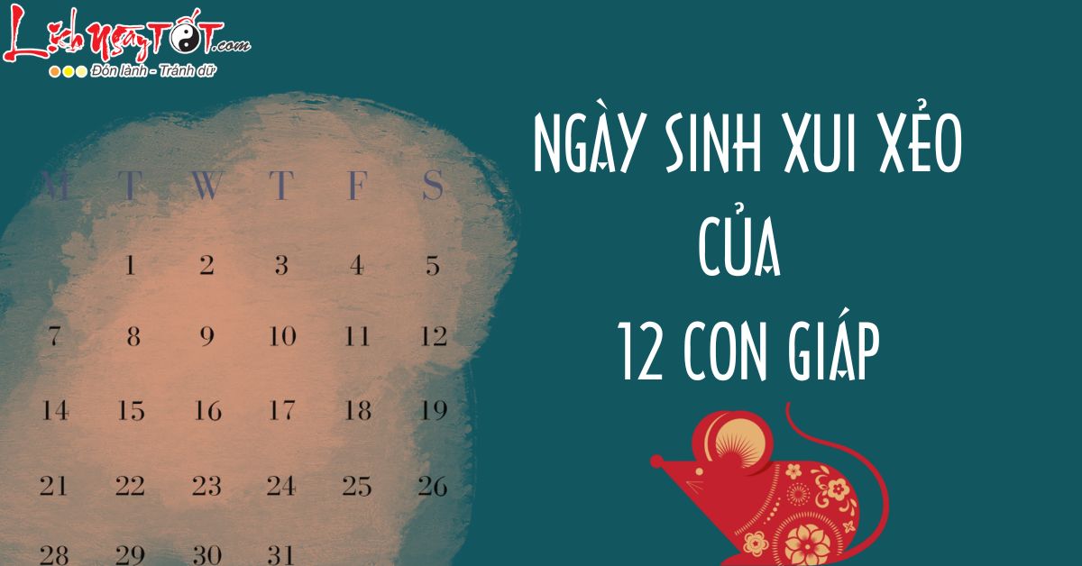Xem bói ngày sinh xui xẻo của 12 con giáp, trời sinh số vất vả
