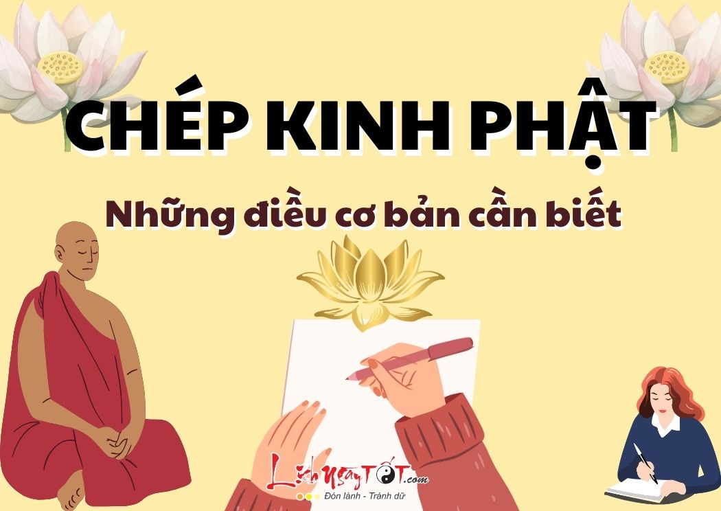Chép kinh Phật - Những điều cơ bản cần biết tránh lãng phí PHƯỚC